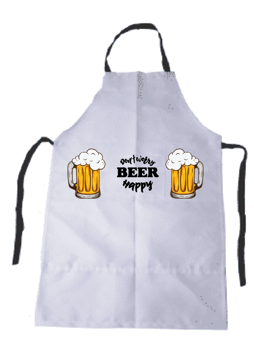 CANDID DON'T WORRY BEER HAPPY APRON – The South African Desi