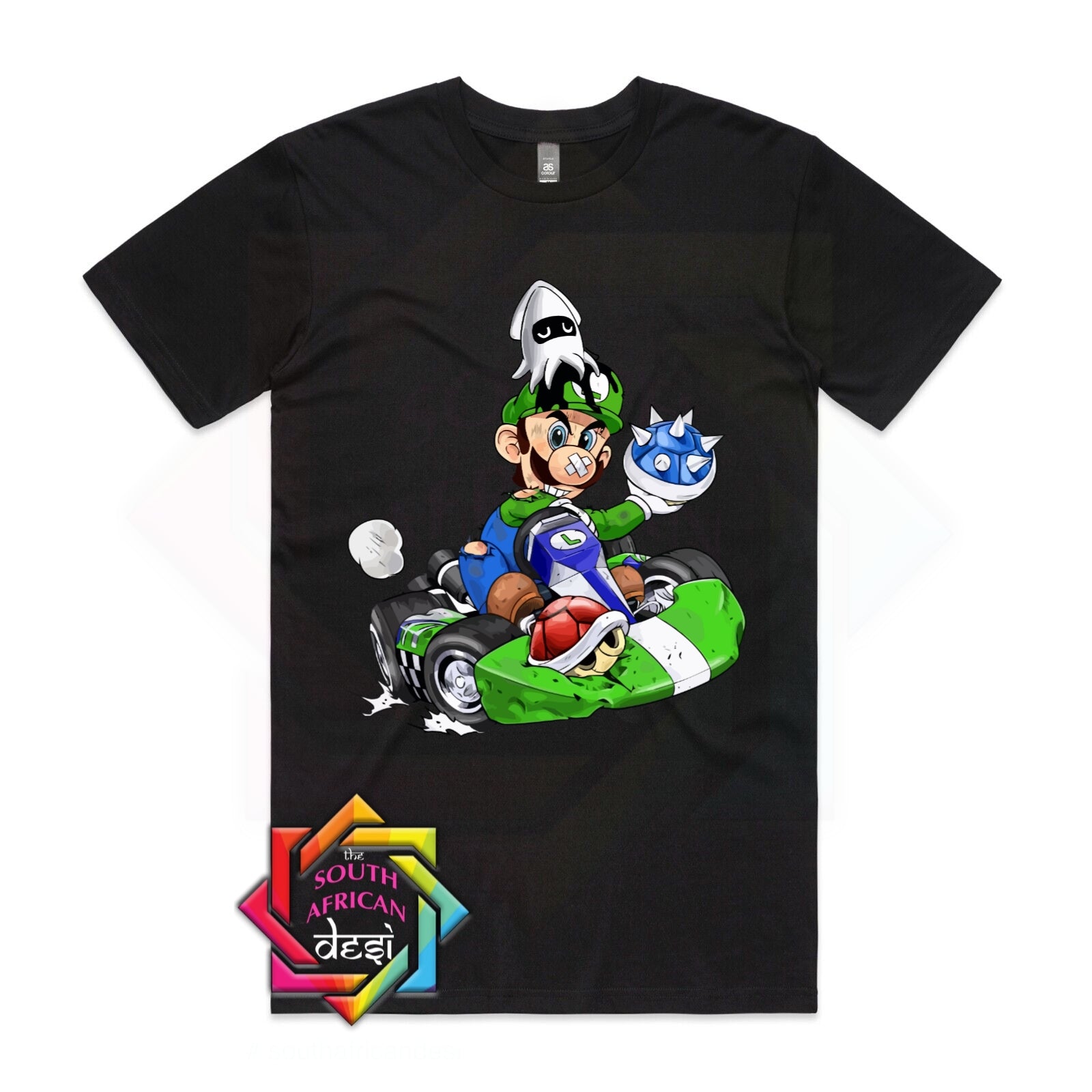 LUIGI SUPER MARIO INSPIRED T-SHIRT – The South African Desi