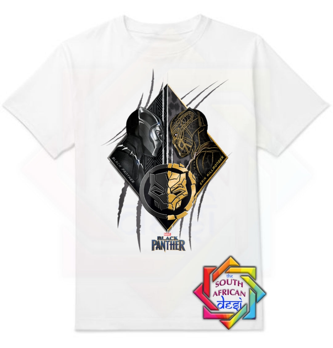 BLACK PANTHER (2) INSPIRED T-SHIRT – The South African Desi