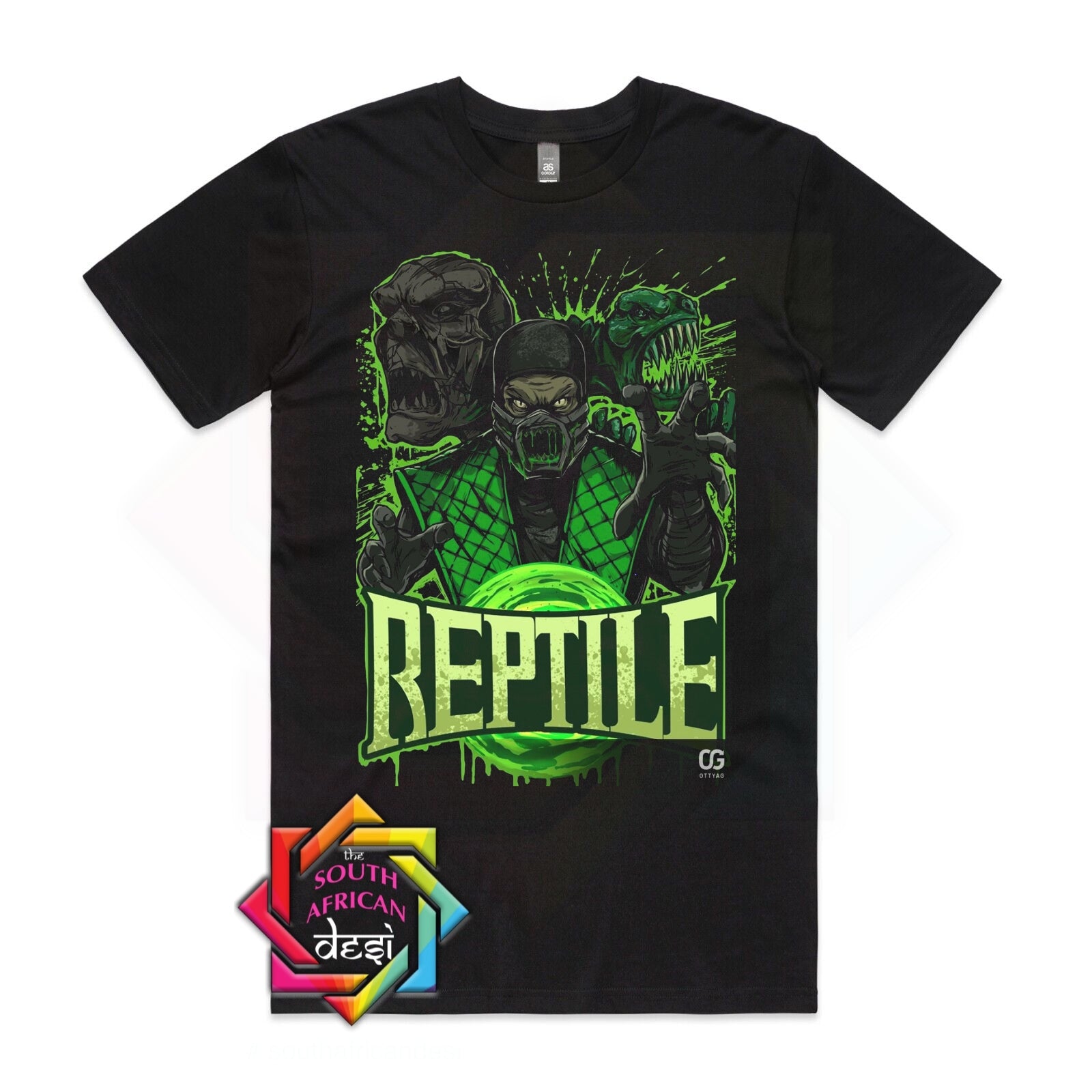 REPTILE | MORTAL KOMBAT INSPIRED T-SHIRT – The South African Desi