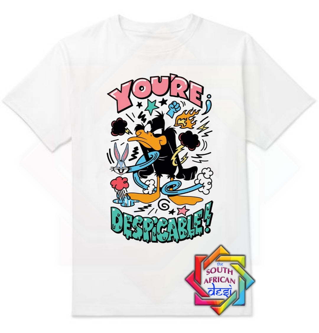YOU'RE DESPICABLE - DAFFY DUCK INSPIRED | UNISEX T-SHIRT – The South ...