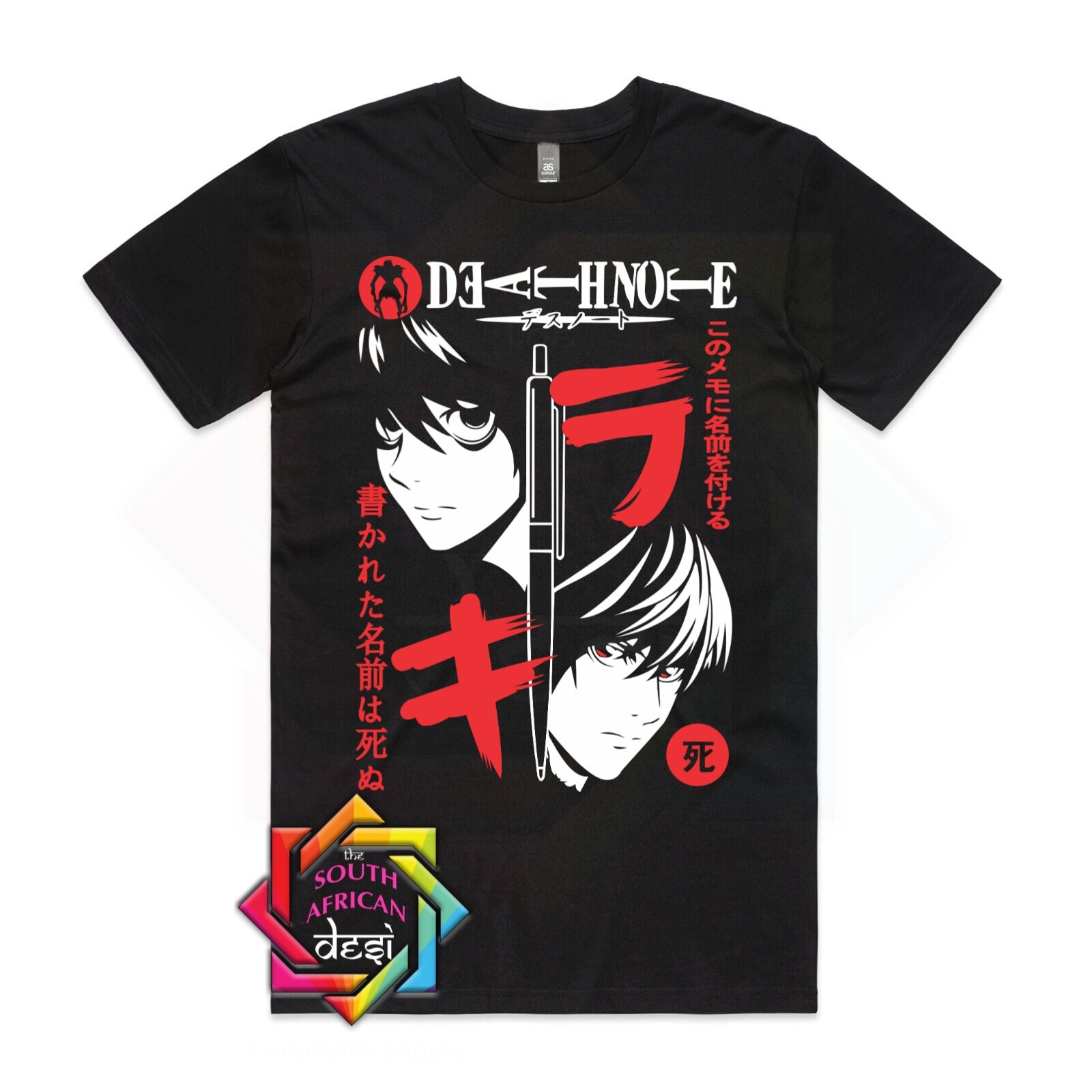 DEATH NOTE | ANIME INSPIRED T-SHIRT – The South African Desi