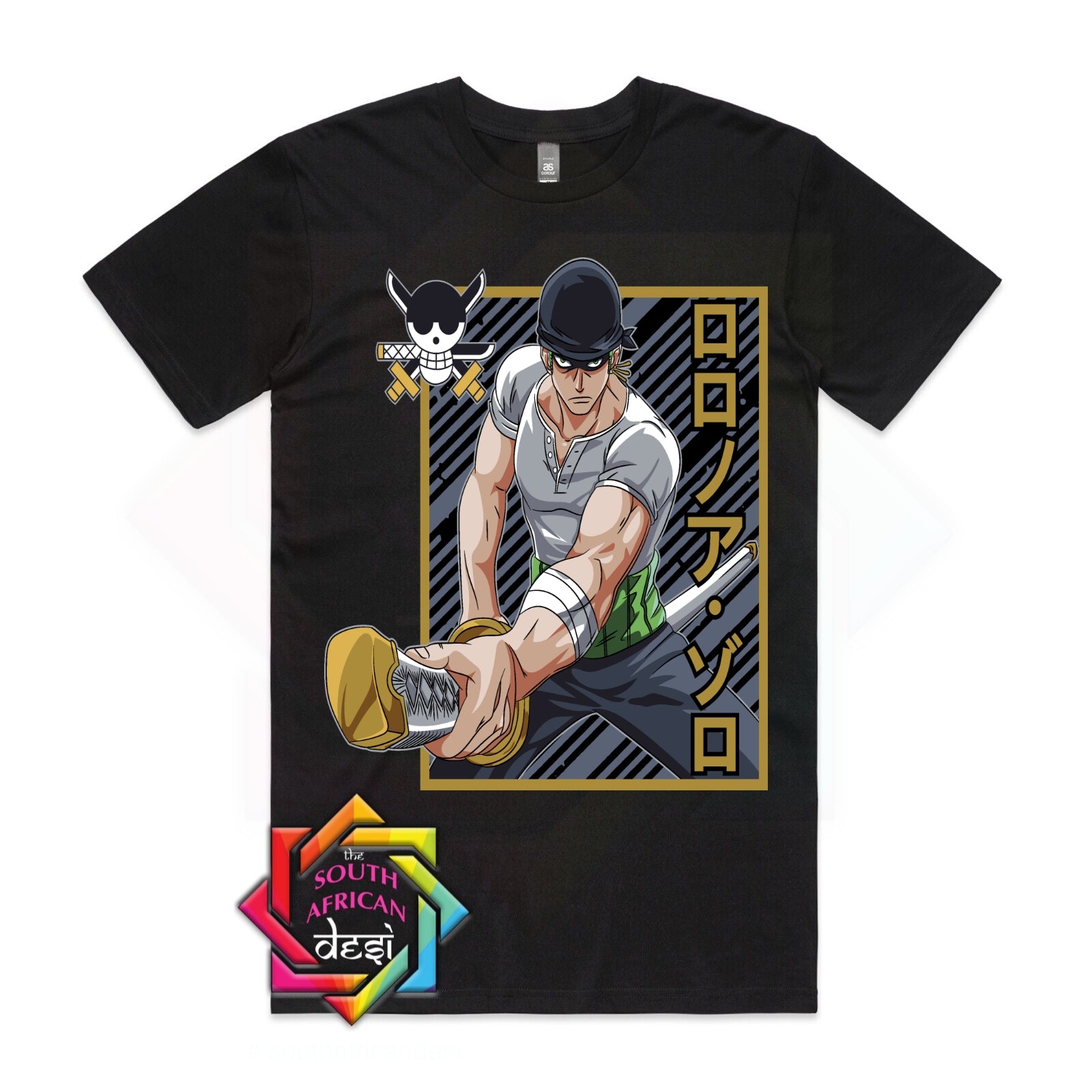 RORONOA ZORO | ANIME INSPIRED T-SHIRT – The South African Desi