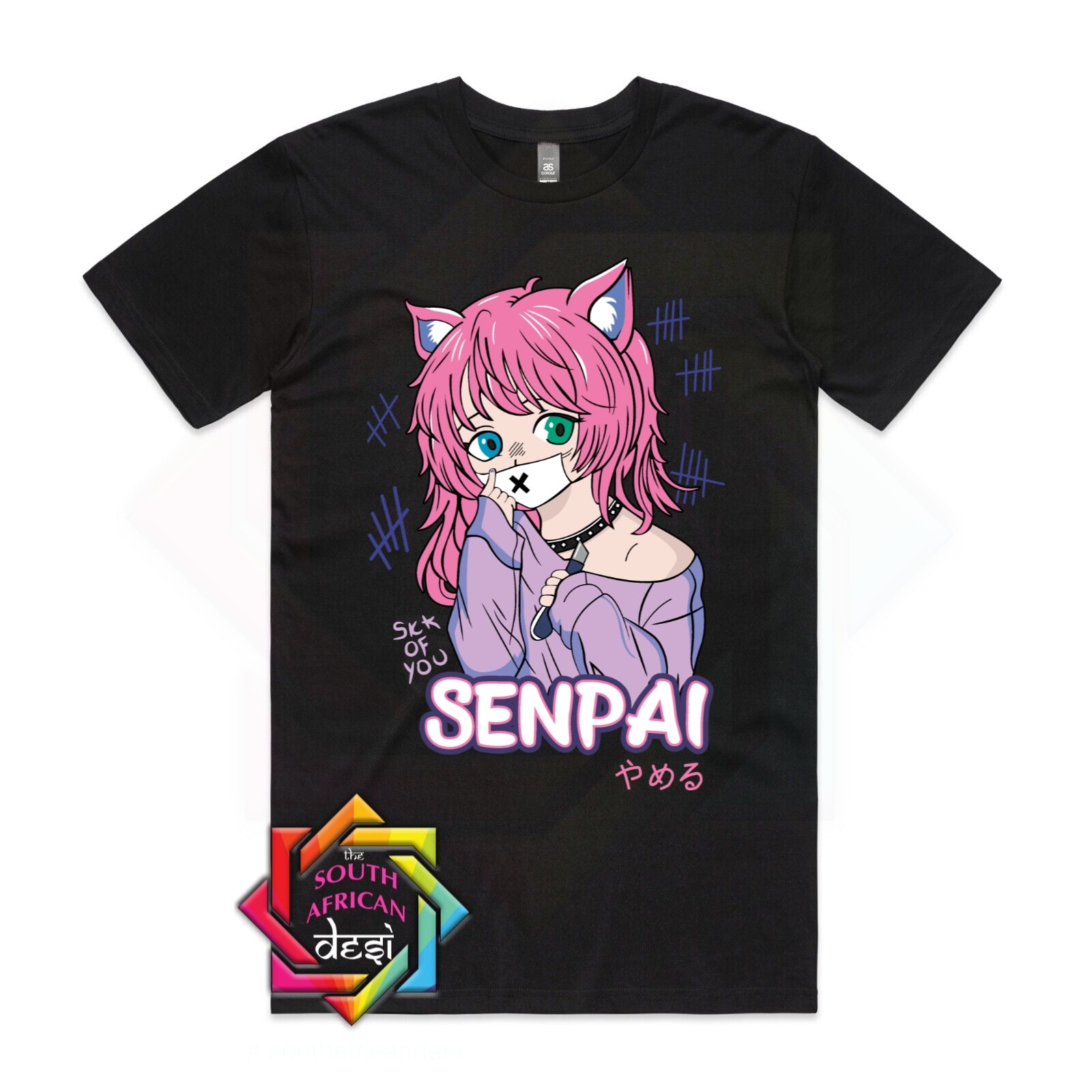 SENPAI | ANIME INSPIRED T-SHIRT – The South African Desi