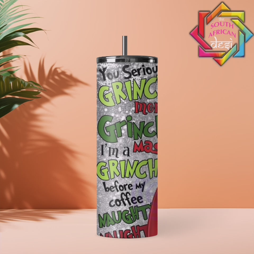 Grinch inspired Tumbler – The South African Desi