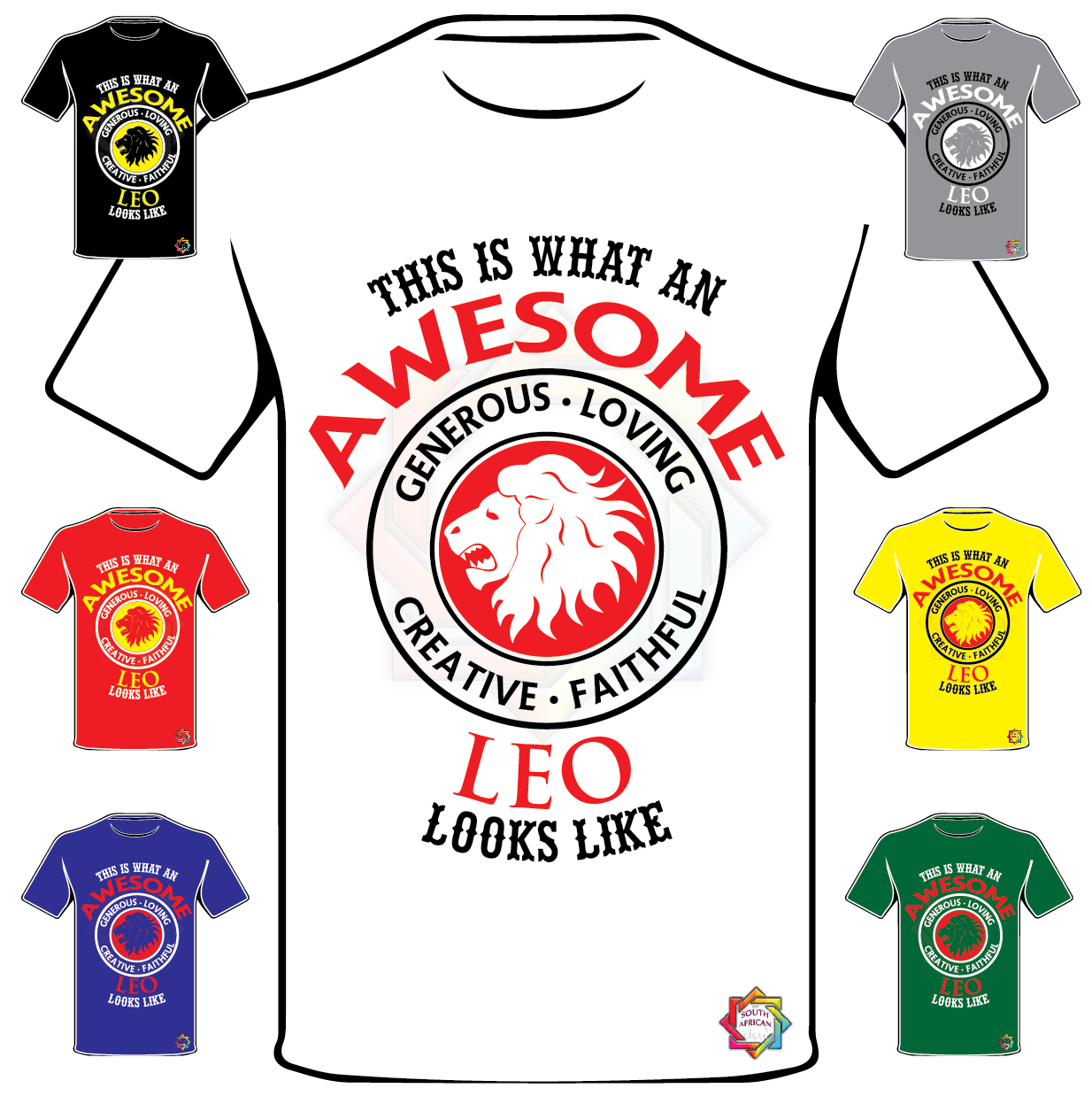 ZODIAC SERIES 2 • THIS IS HOW AN AWESOME LEO LOOKS LIKE T SHIRT – The ...
