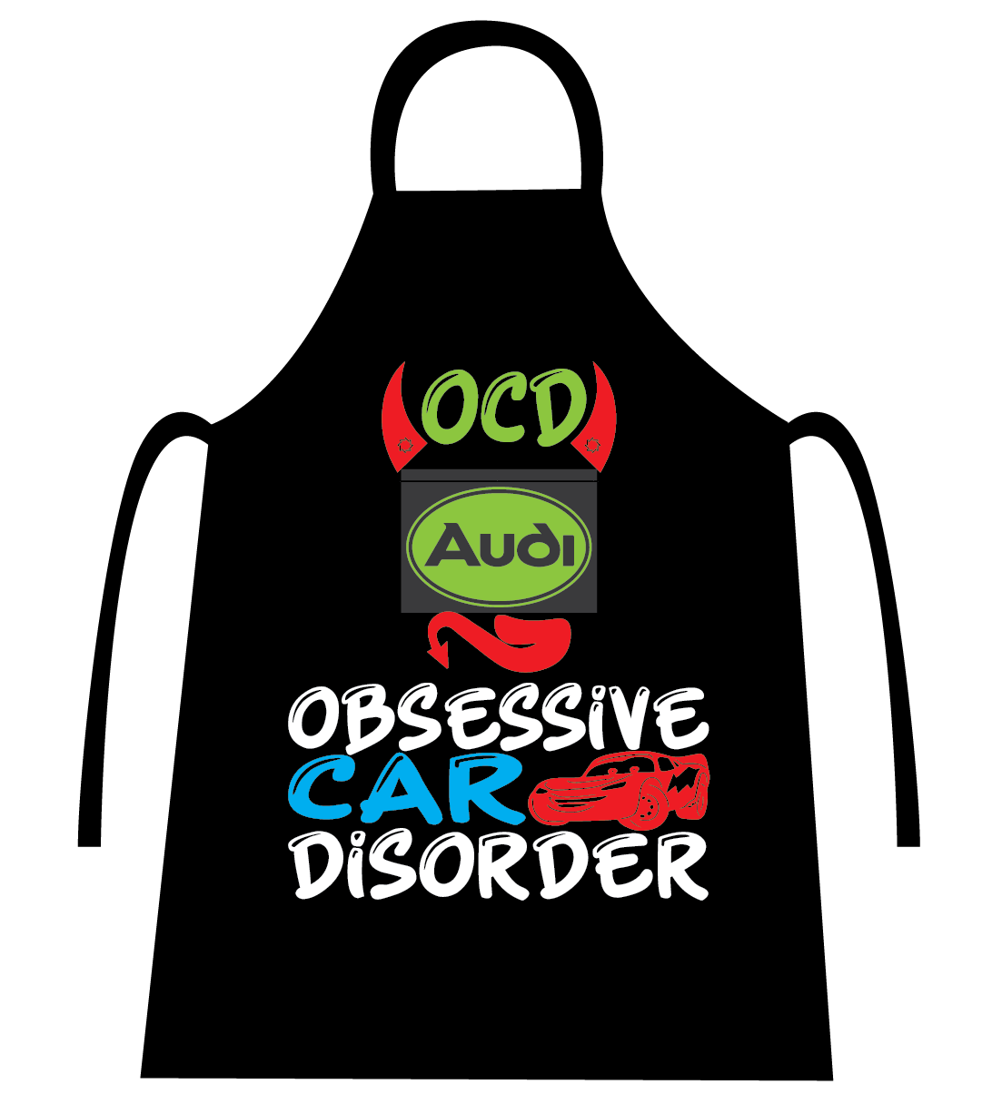 AUDI INSPIRED OCD ENTHUSIAST APRON – The South African Desi