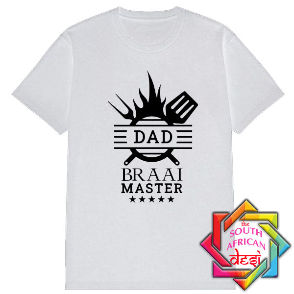 DAD BRAAI MASTER T SHIRT / FATHERS DAY – The South African Desi