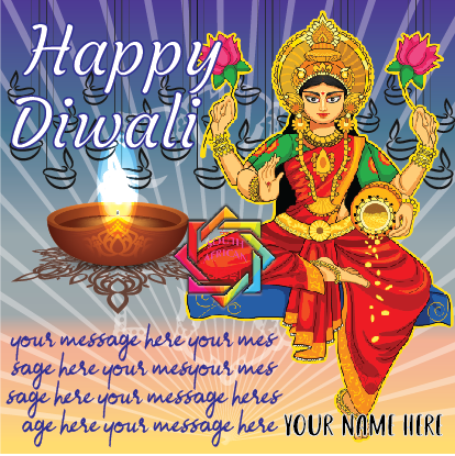 Diwali Magnet - Add your message – The South African Desi