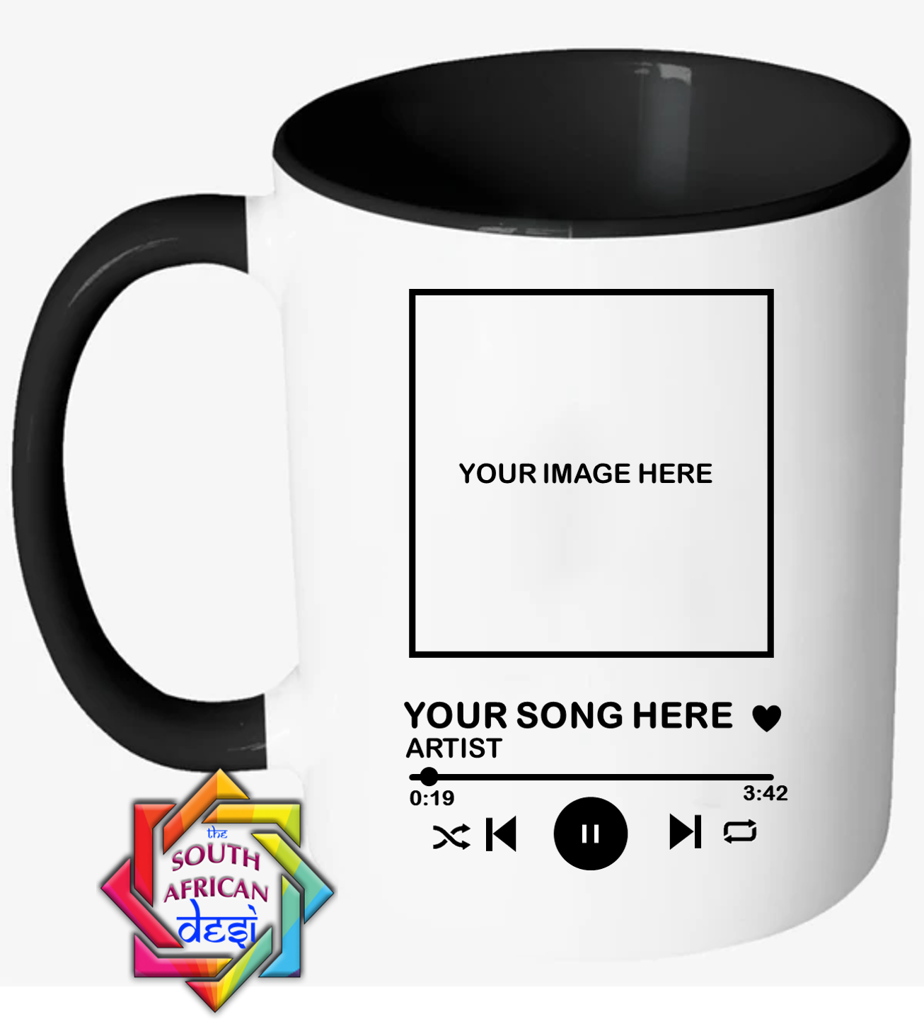 SPOTIFY CUSTOMIZABLE MUG – The South African Desi