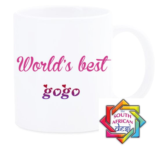 WORLD'S BEST GOGO MUG || MOTHERS DAY – The South African Desi