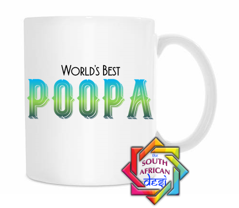 World's Best Poopa Mug | Fathers Day – The South African Desi