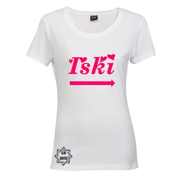 ISKI USKI COUPLES T-SHIRT | HIS & HERS – The South African Desi